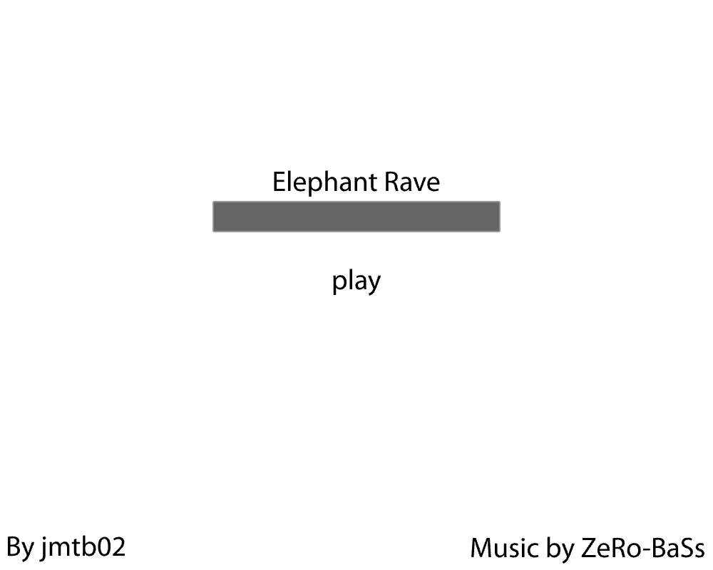 Elephant Rave (video game, single-screen platformer, precision ...
