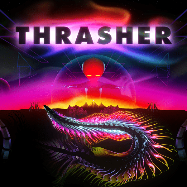 Thrasher (video game, action, virtual reality, arcade, music, rhythm ...