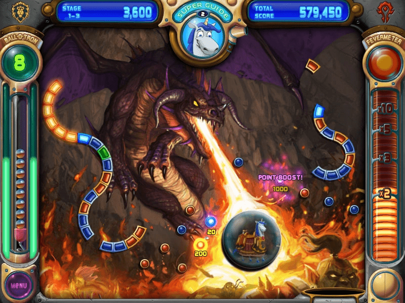 Peggle: World of Warcraft Edition (video game, aim and shoot puzzle ...