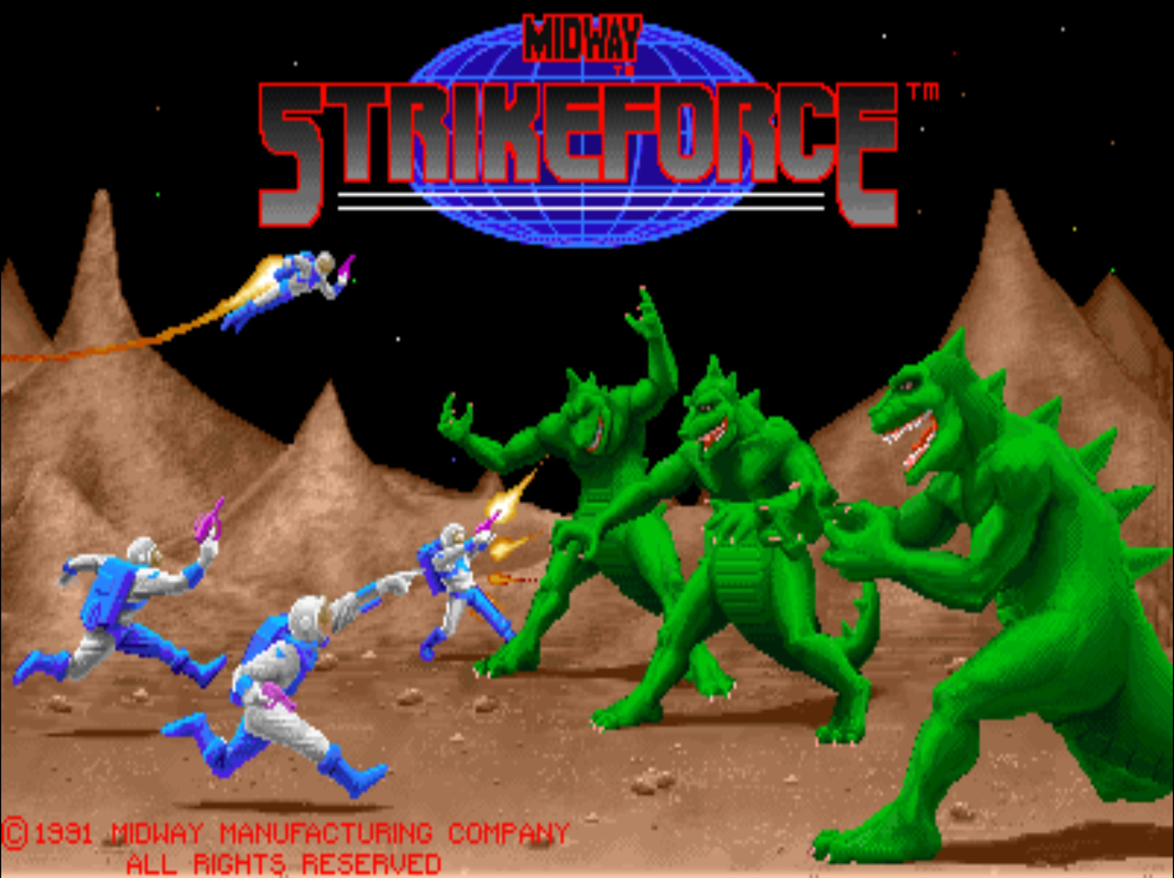 Strikeforce (video game, science fiction, scrolling shooter) reviews ...