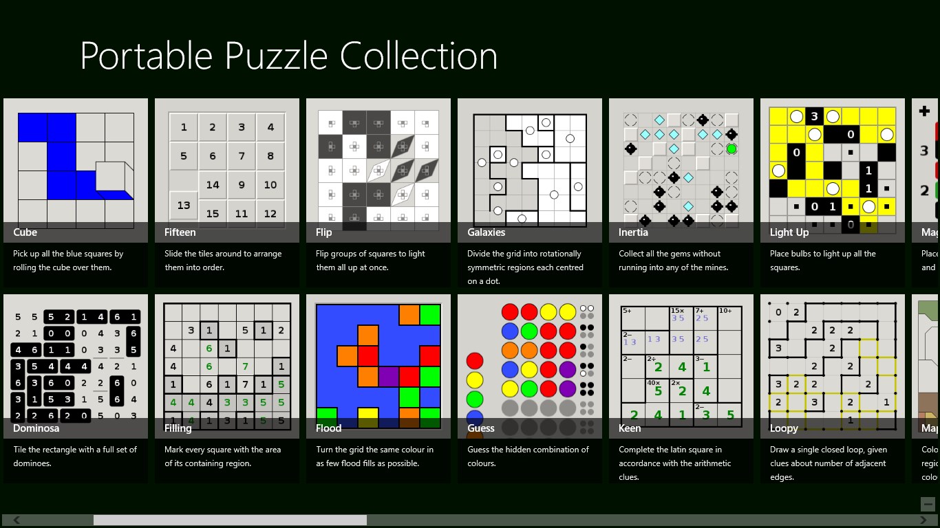 Simon Tatham's Portable Puzzle Collection (video game, logic puzzle ...