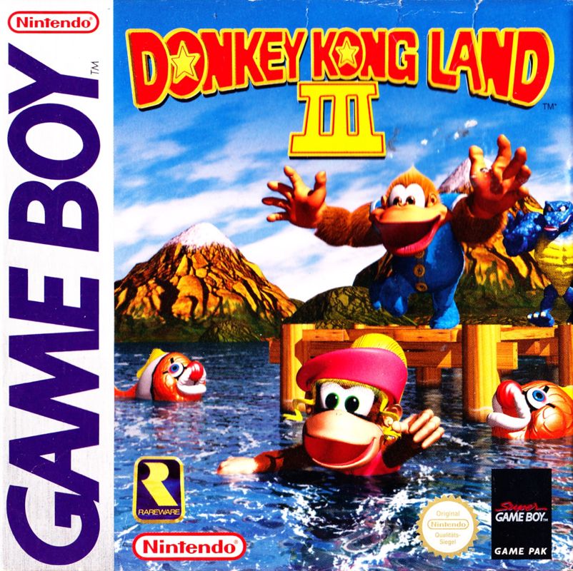 Donkey Kong Land III (video game, 2D platformer, side scroller ...