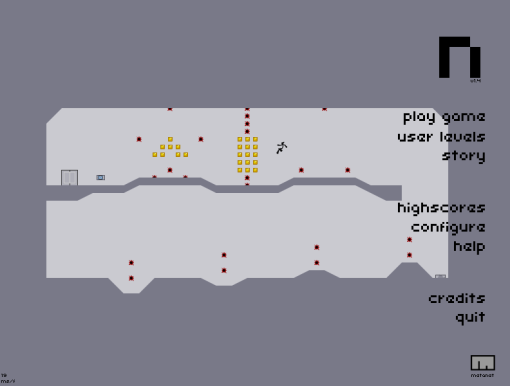 N (video game, single-screen platformer, ninja, precision platformer ...