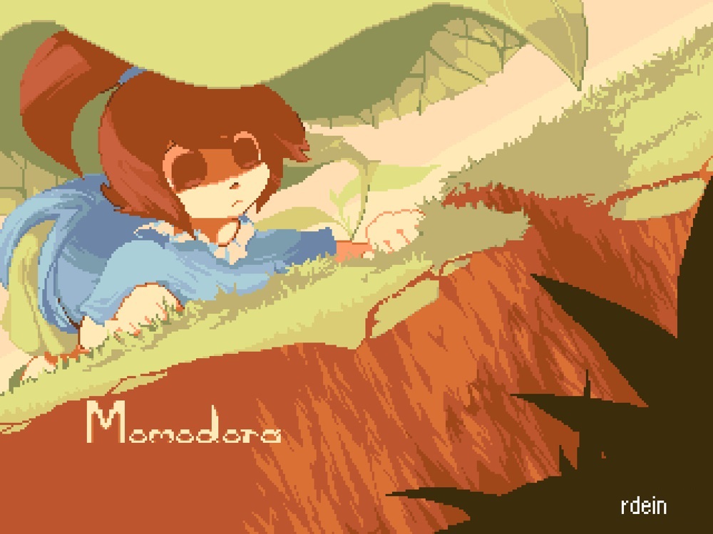 Momodora (video game, fantasy, 2D platformer, pixel art, action, side ...