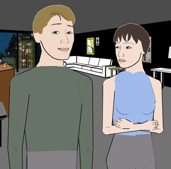 Façade (video game, interactive fiction, social simulation, first ...