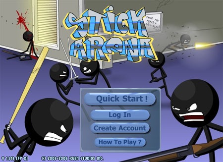 Stick Arena (video game, arena shooter, twin-stick shooter, top-down ...