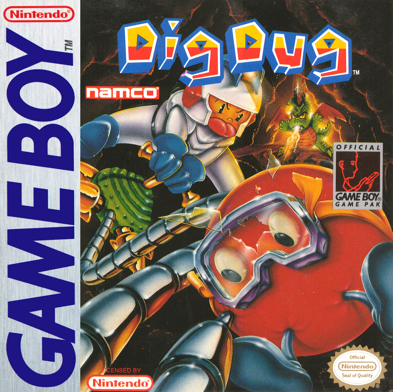 Dig Dug (video game, GB, 1992) reviews & ratings - Glitchwave video ...
