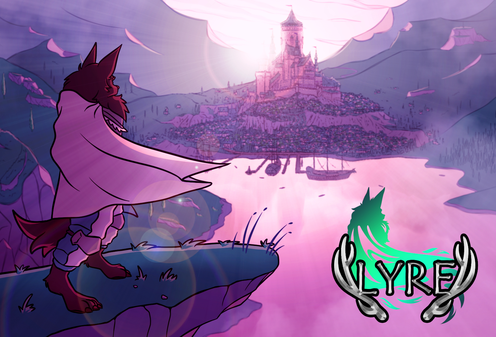 Lyre (video game, furry, adult, LGBT, kinetic novel, medieval fantasy ...