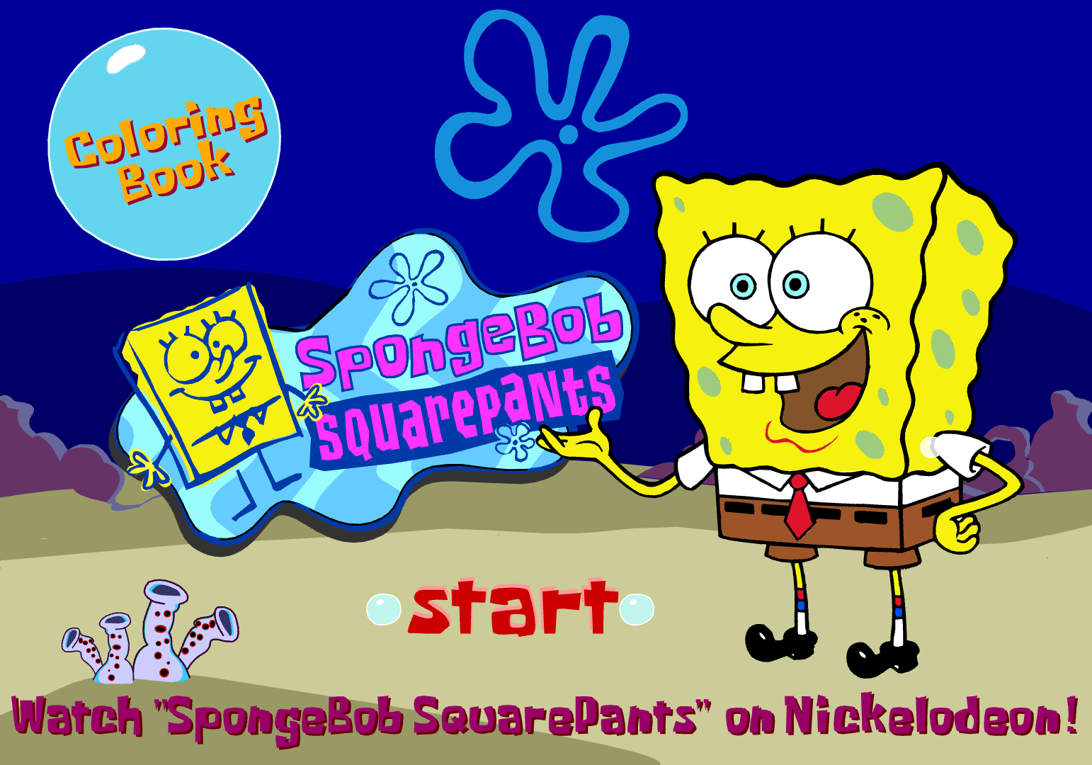 Spongebob Squarepants Coloring Book (video game, visual arts, anthro ...