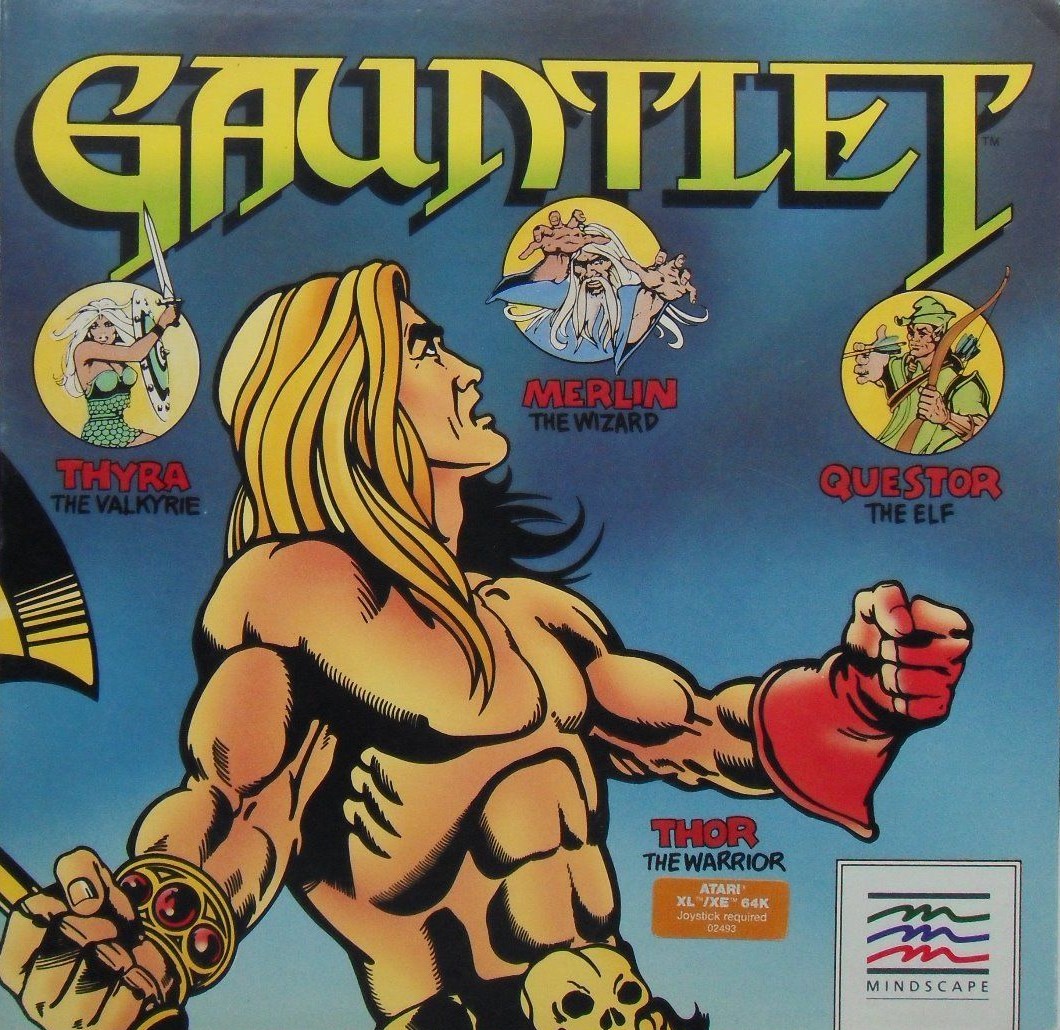 Gauntlet (video game, Atari 8-bit, 1988) reviews & ratings - Glitchwave ...