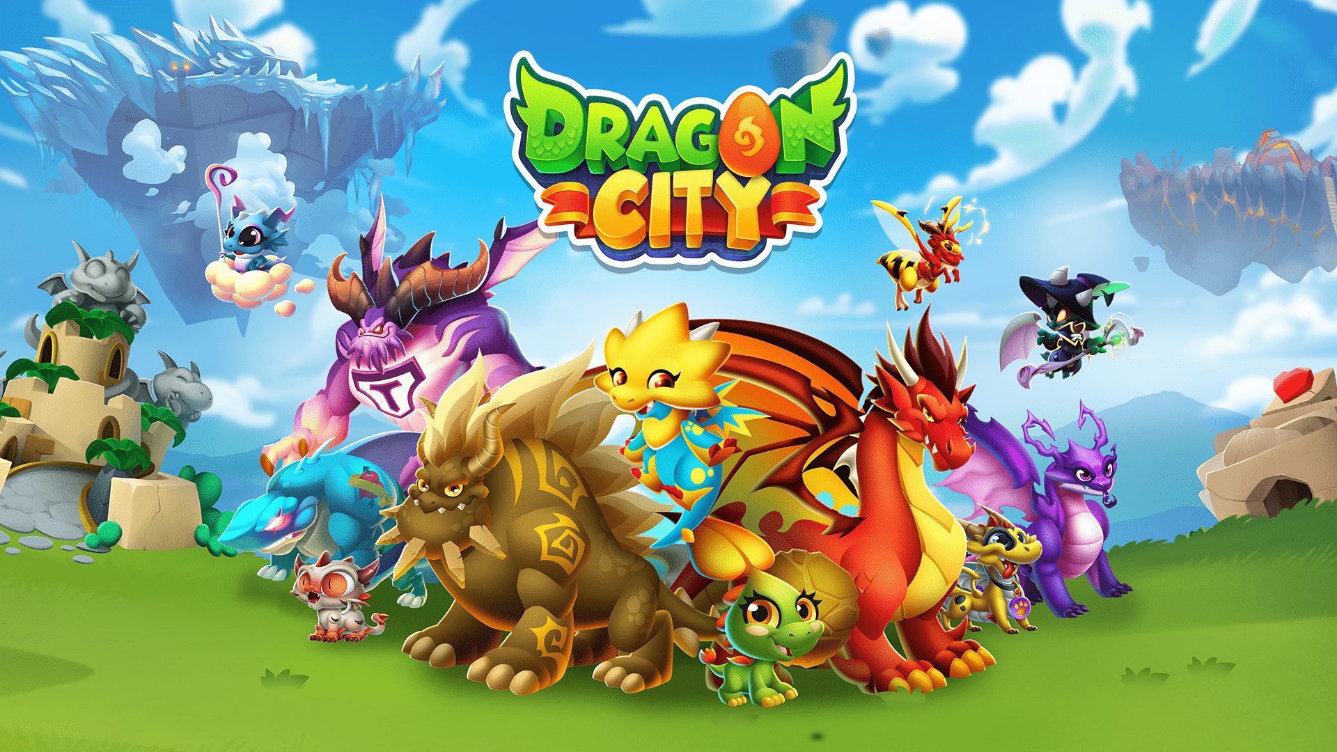 Dragon City (video game, high fantasy, monster-collecting, idle ...