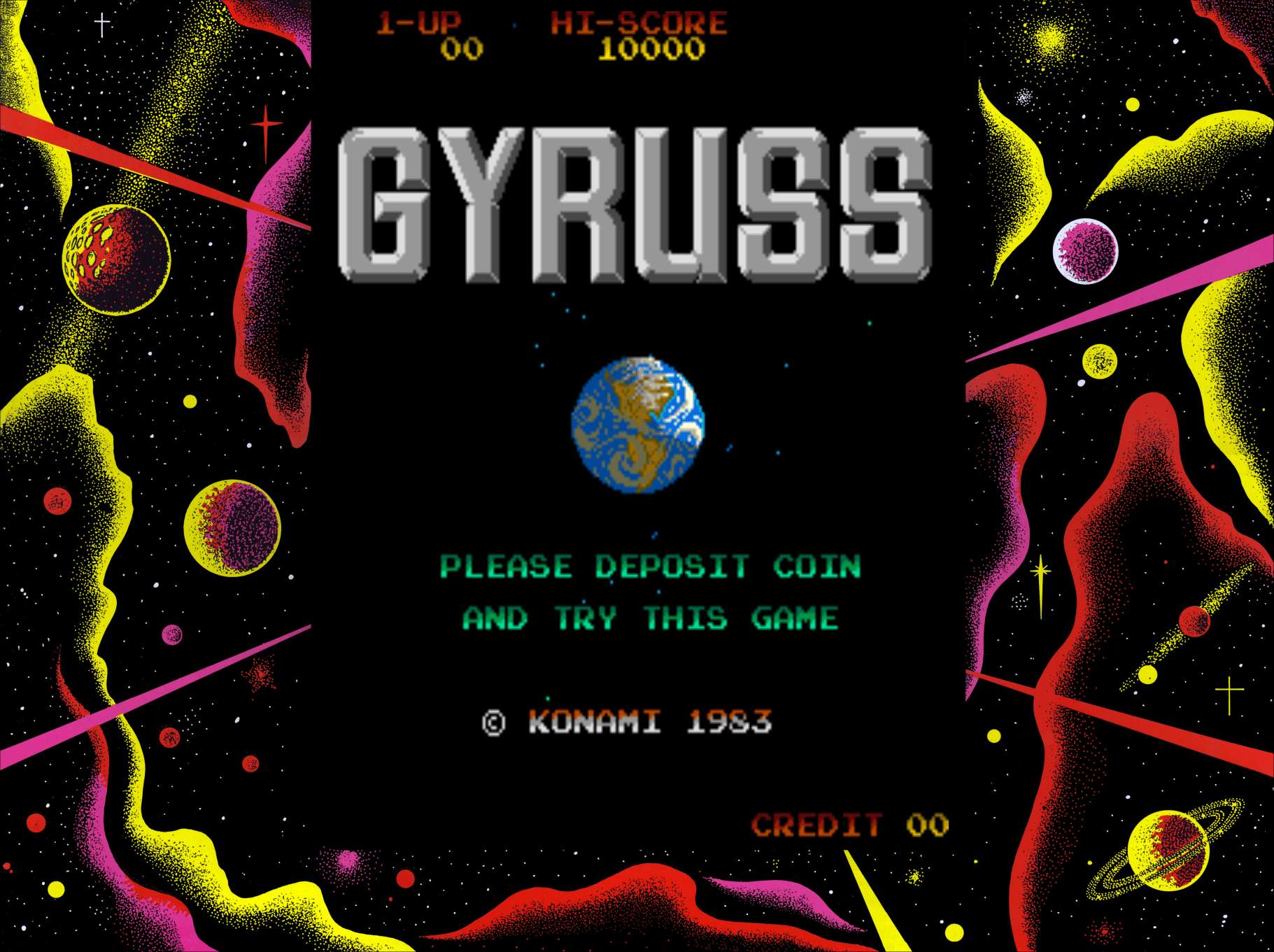 Gyruss (video game, Arcade, 1983) reviews & ratings - Glitchwave video ...