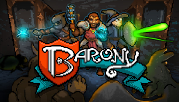 Barony (video game, action roguelike, dungeon crawler, pixel art, first ...