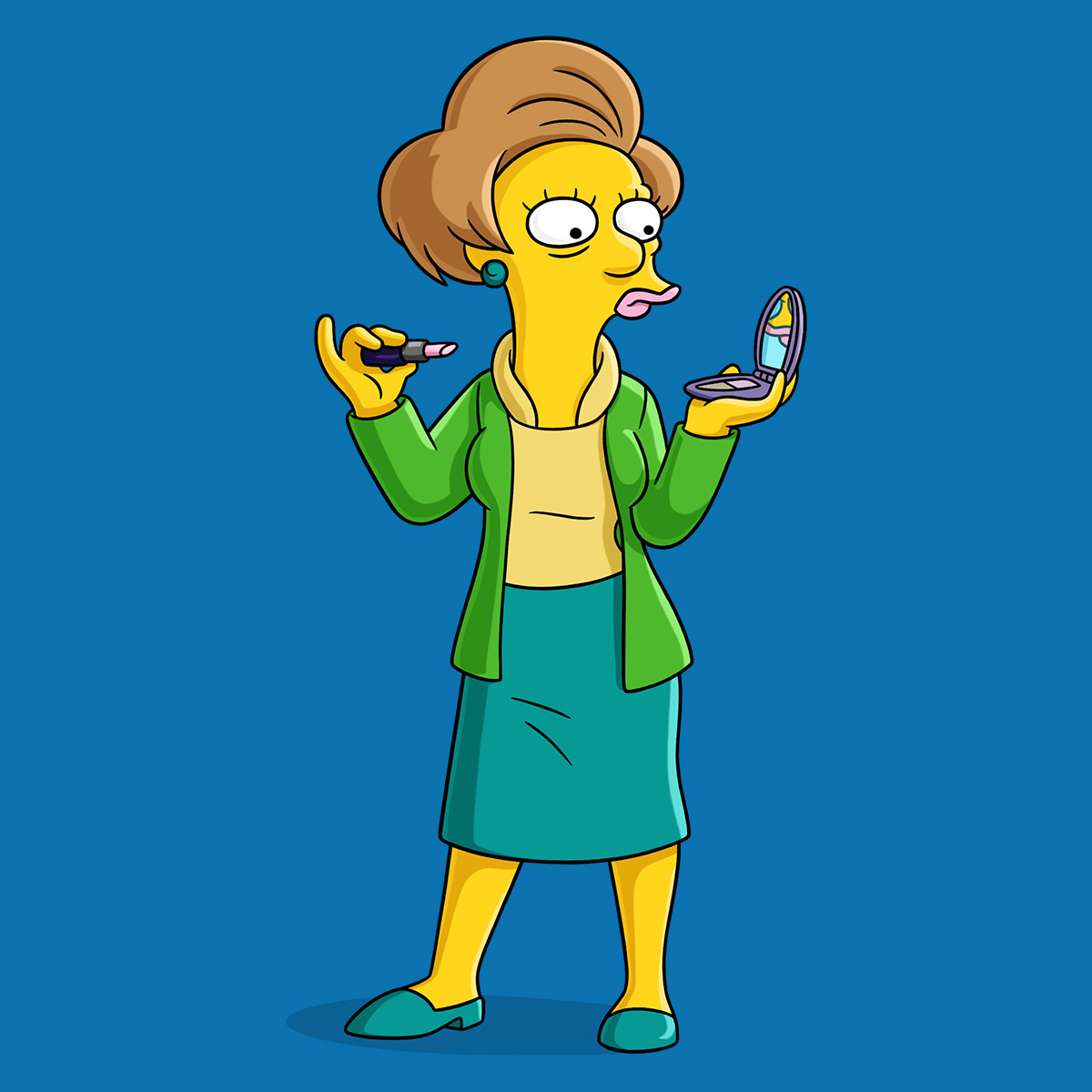 Edna Krabappel (character) - Glitchwave video games database
