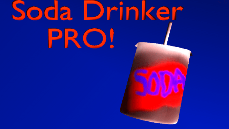 Soda Drinker Pro (video game, surrealism, narrative exploration, parody ...