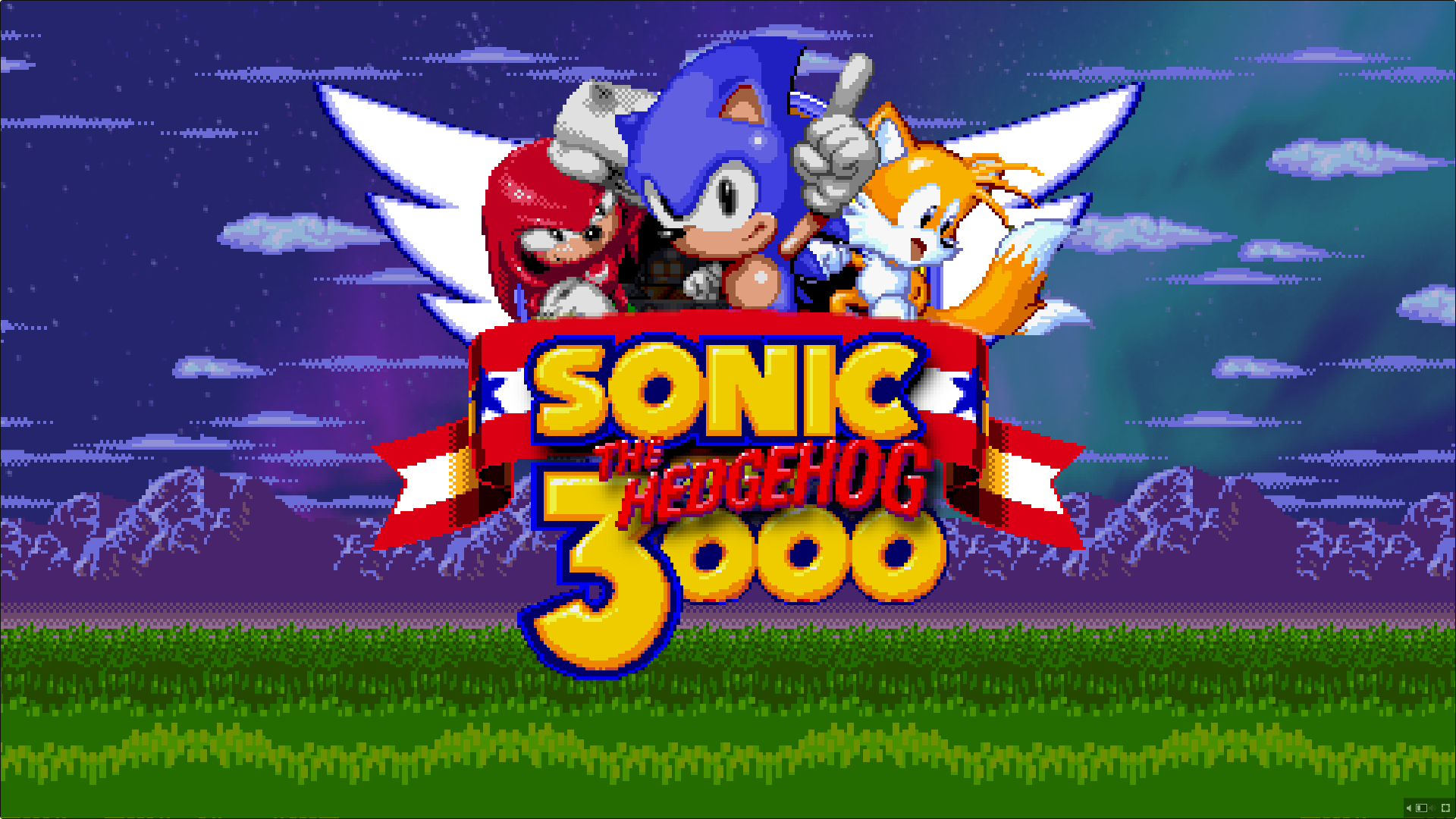 Sonic 3000 (video game, 2D platformer, science fiction, side scroller ...