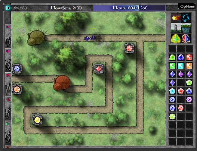 GemCraft (video game, tower defense, high fantasy, top-down) reviews ...