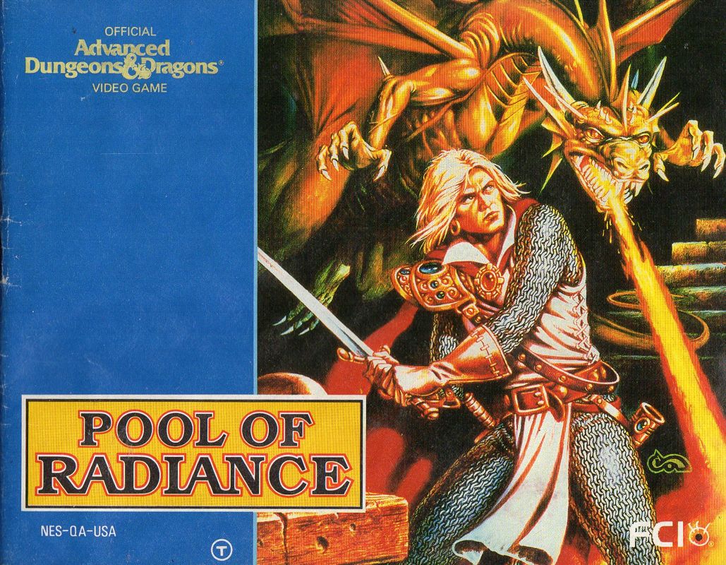 Pool of Radiance (video game, high fantasy, turn-based RPG, western RPG ...