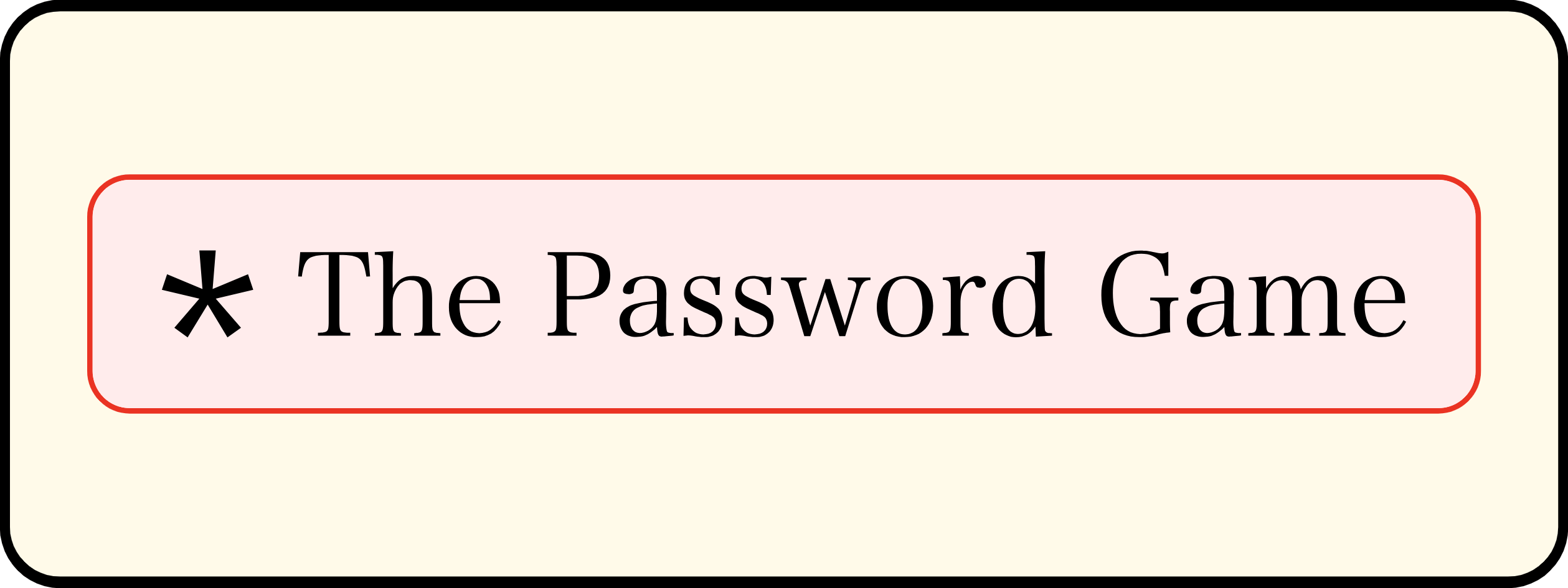 The Password Game (video game, puzzle, absurdist comedy) reviews ...
