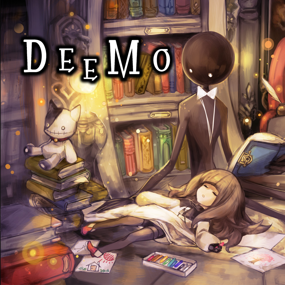 Deemo (video game, rhythm, music, fantasy, side view, anime art ...