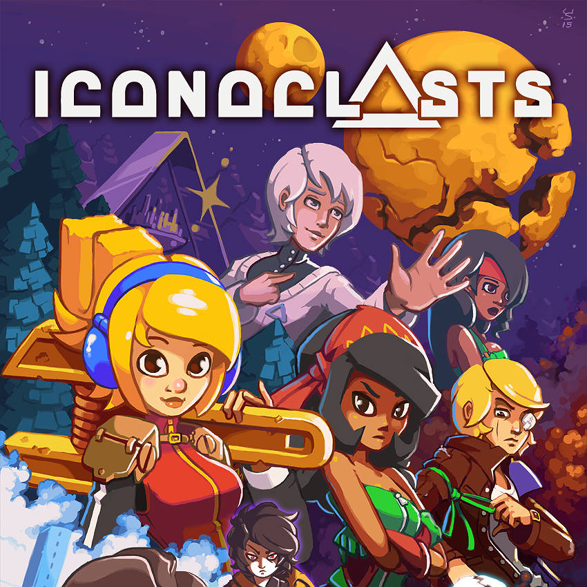 Iconoclasts (video game, 2D platformer, action-adventure, dystopian ...