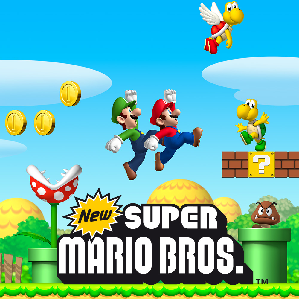 New Super Mario Bros. (video game, 2D platformer, fantasy, real-time ...