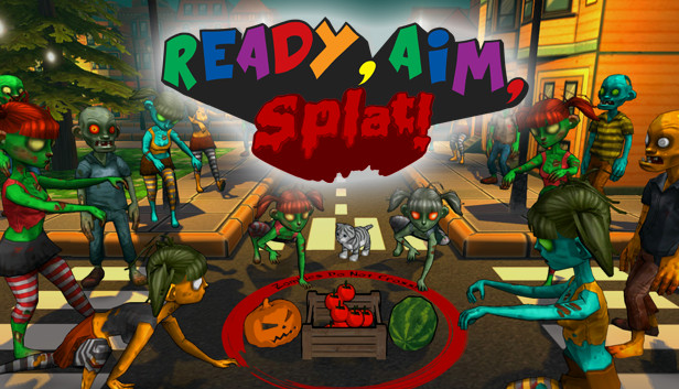 Ready, Aim, Splat! (video game, first-person shooter, zombie, virtual ...